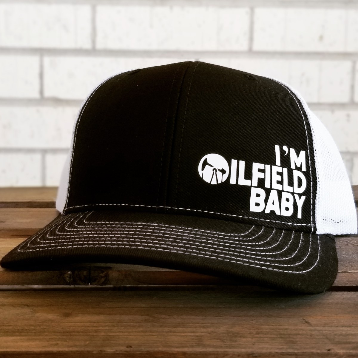 “I’m Oilfield Baby” | Oilfield Caps – Texas Peeps Hat Co.